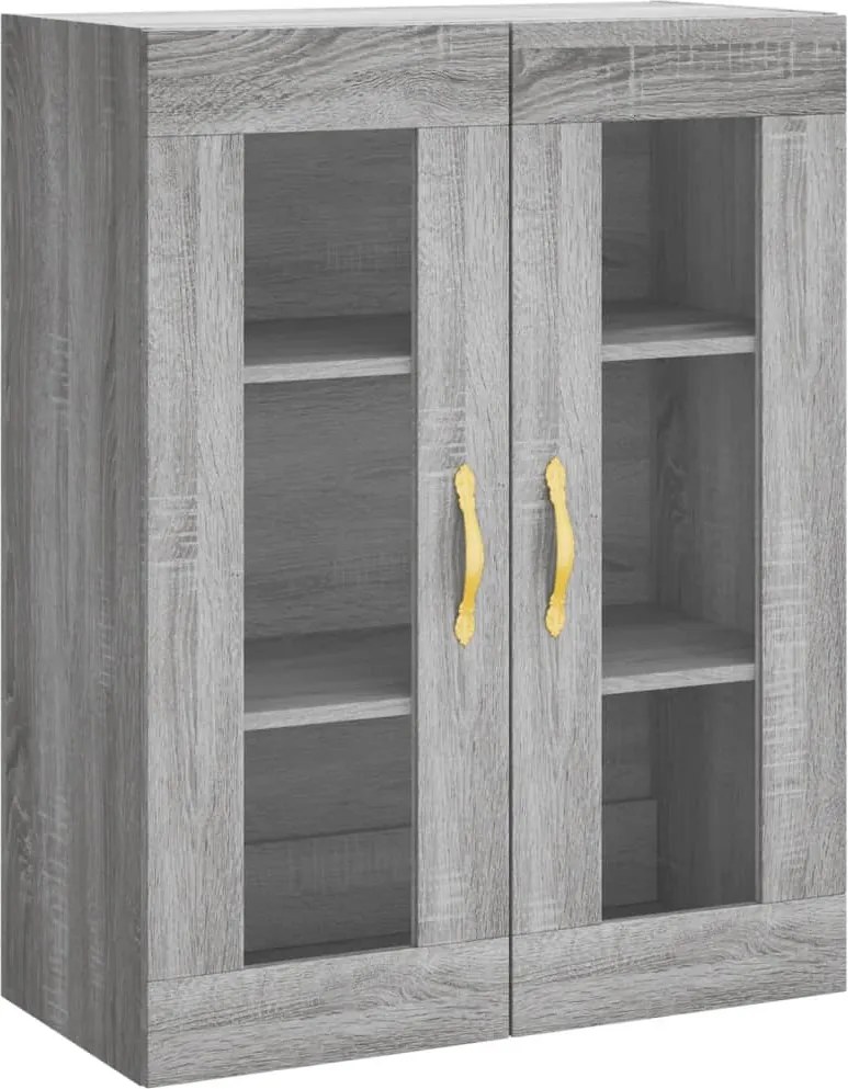 Skříň highboard šedá sonoma 69,5 x 34 x 180 cm kompozitní dřevo 3198583