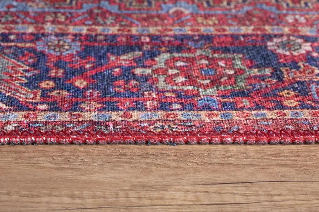 Conceptum Hypnose Kusový koberec Blues Chenille - Claret Red AL 162, Vícebarevná Rozměr koberce: 150 cm KRUH