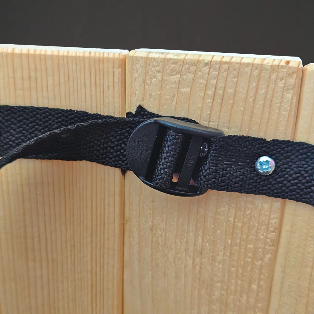 AMADEA Dřevěný designový obal s plastovou nádobou uvnitř, 64x64x35 cm