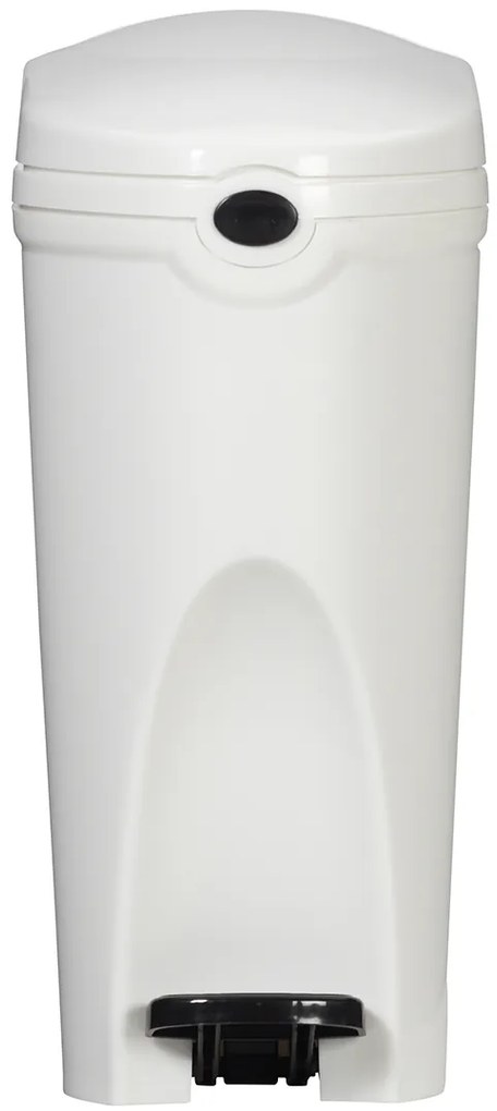 Rossignol SAS Pedálový odpadkový koš Rossignol Femina 91939 pro dámské WC, bílý, 20 L