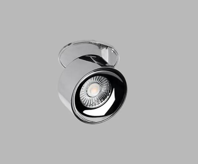 Led2 Zapuštěné LED svítidlo KLIP, ø 77 mm, 3000K Barva stínidla: černá, Stmívání: RF control, Barva podstavce: bílá