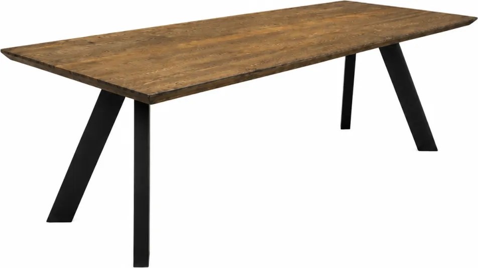 Vystavený jídelní stůl WALLIS 220 × 100 cm – Swiss dub