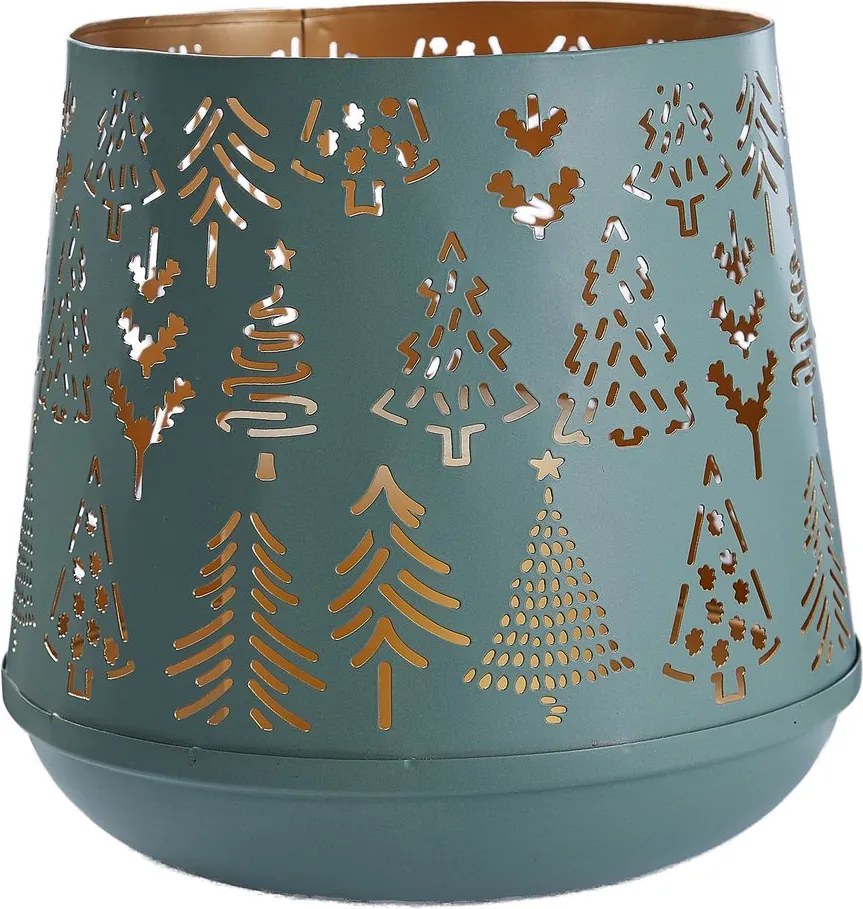 MOUNTAIN LODGE Lucerna 18 cm - zelená