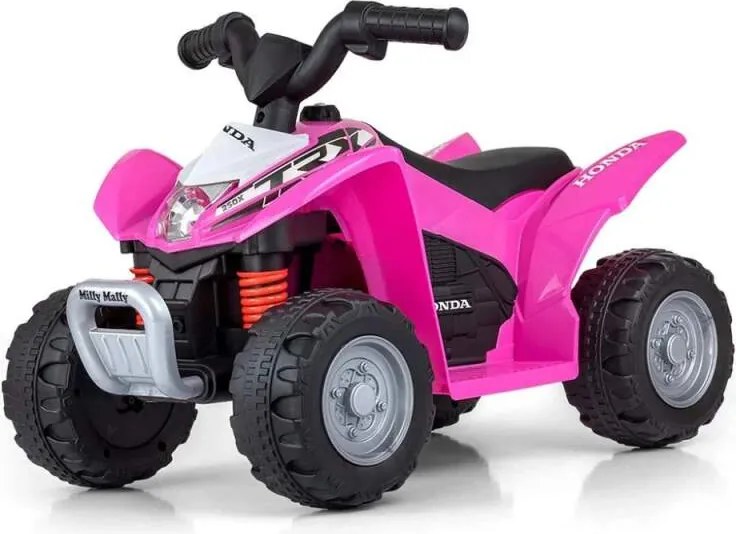 Elektrická čtyřkolka Milly Mally Honda ATV růžová