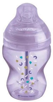 Tommee Tippee Kojenecká láhev C2N ANTI-COLIC 260ml 0m+ Fialová