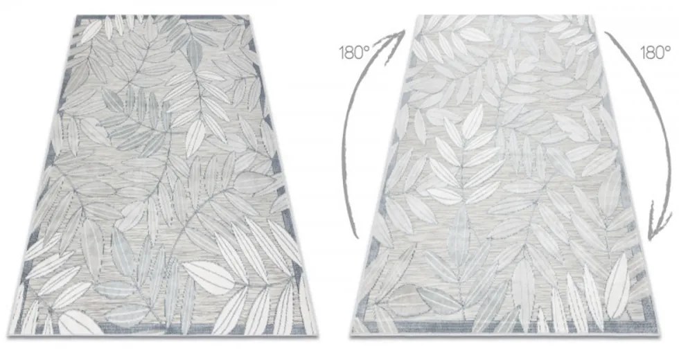 Venkovní kusový koberec Sven šedý 117x170cm