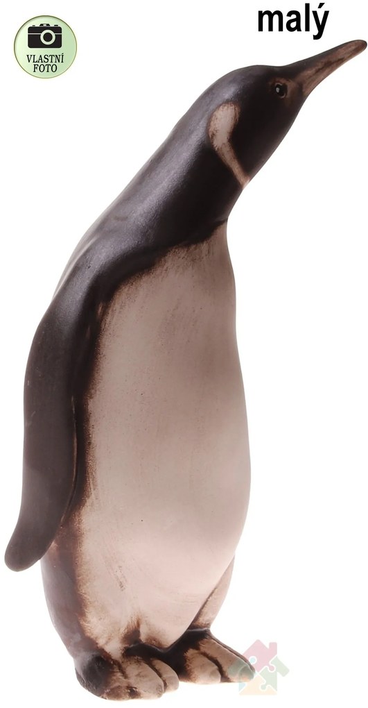 Tučňák keramický Tučňák: velký 35 cm