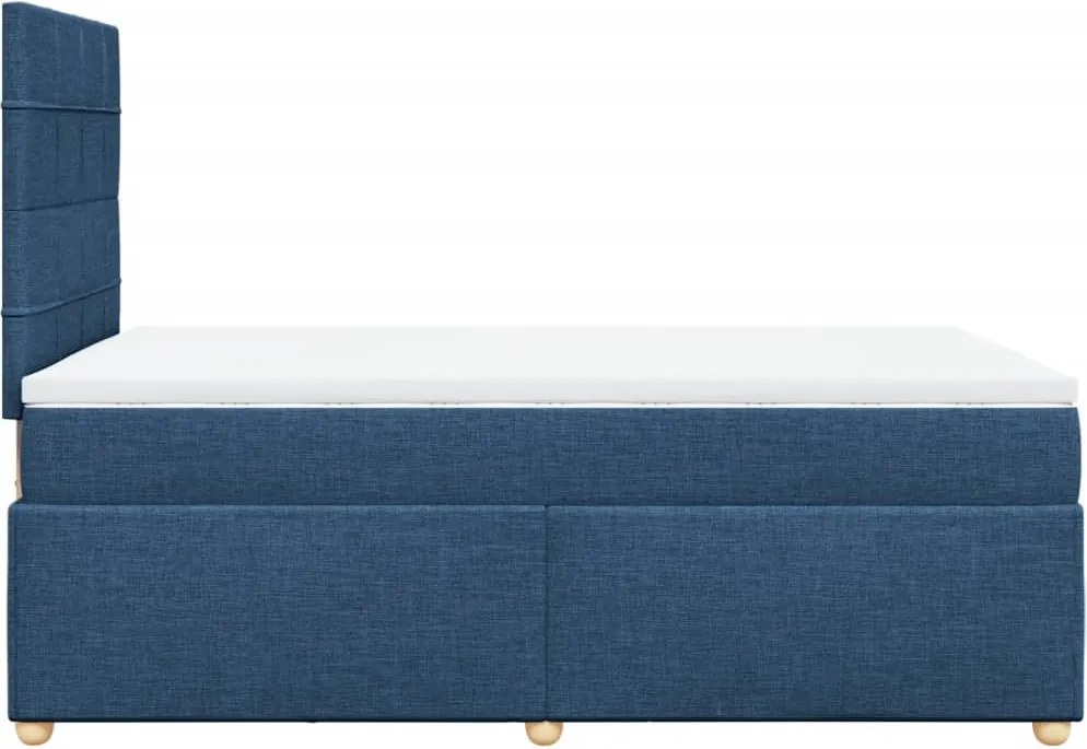 Box spring postel s matrací černá 120x190 cm textil 3293525