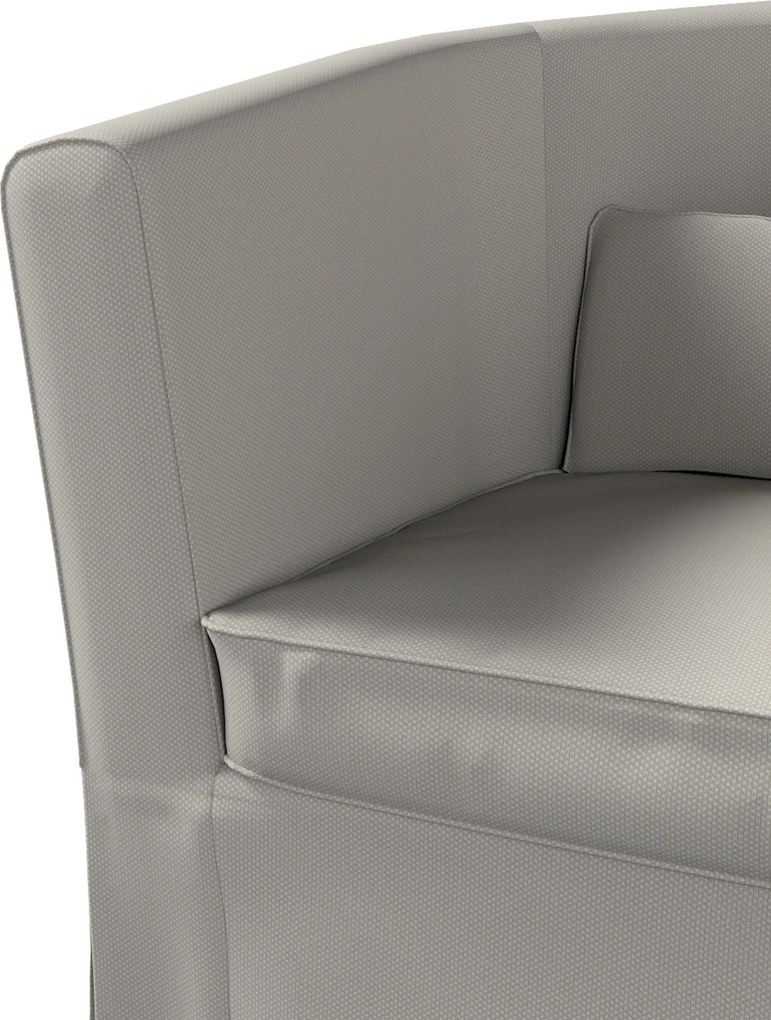 Potah na křeslo IKEA Ektorp Tullsta barva šedá látka pletený vzor
