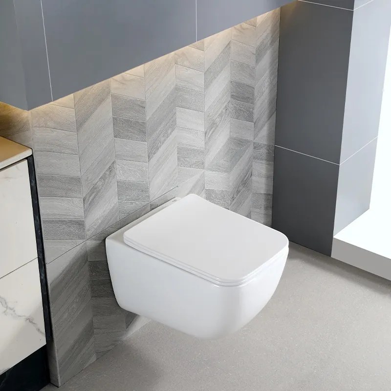 BPS-koupelny Závěsná WC mísa se SoftClose sedátkem HYD-6836, bílá