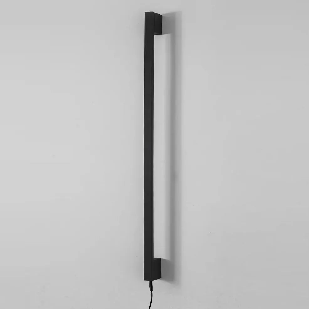 Toolight Toolight, LED nástěnné svítidlo 80cm, 12W, 3000K, LHJ063-W, černá matná, OSW-60032