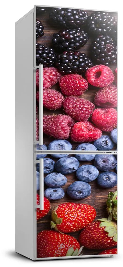 Wallmuralia Nálepka na ledničku samolepící Lesní ovoce 60x180 cm