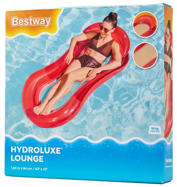 Creative Corner BESTWAY 43103 nafukovací matrace do bazénu se síťkou červená