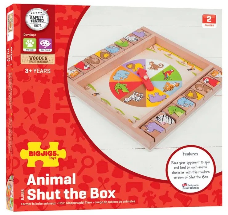 Bigjigs Toys Ruleta se zvířátky
