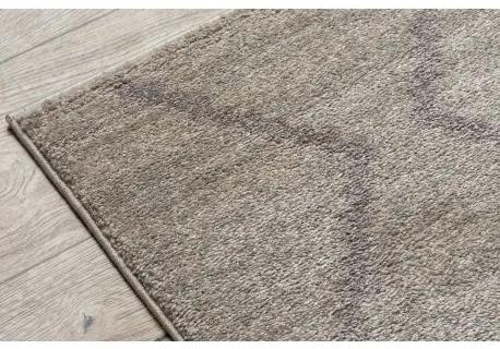 koberec SOFT 8036 DIAMANTY ETHNO, krémový, recyklovatelná bavlna ba velikost 120x170 cm | krásné koberce cz