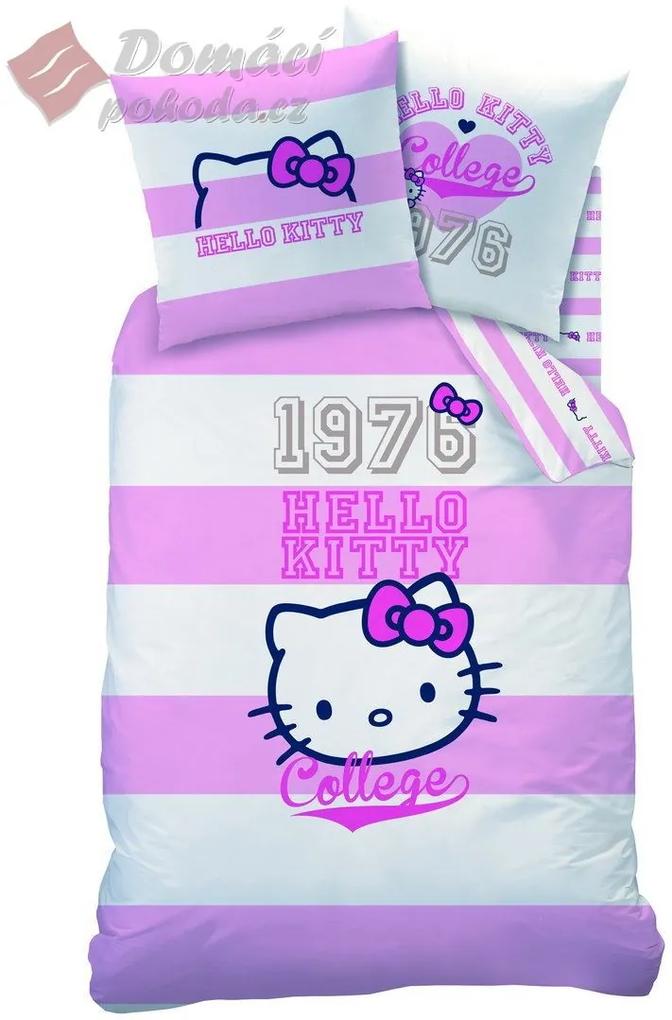 CTI Povlečení Hello Kitty Brittany  - 140x200, 63x63 cm