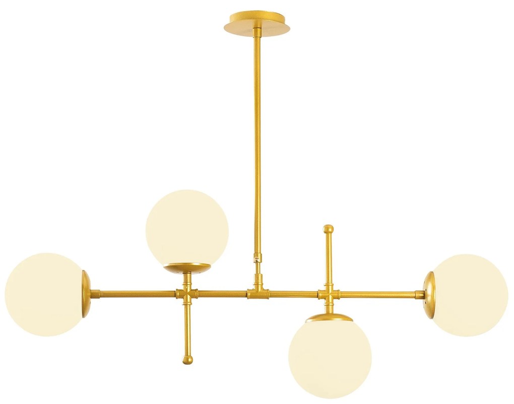 OPVIQ Závěsné osvětlení MUDONI mosaz 98 cm 892OPV1809