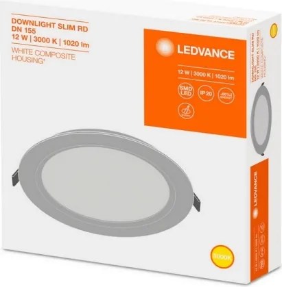 LED podhledové svítidlo LEDVANCE Slim Round 155mm 12W/3000K teplá bílá