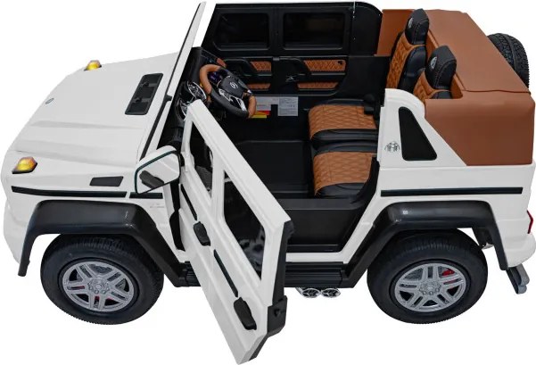 Elektrické autíčko Mercedes Benz MAYBACH G650 bílé