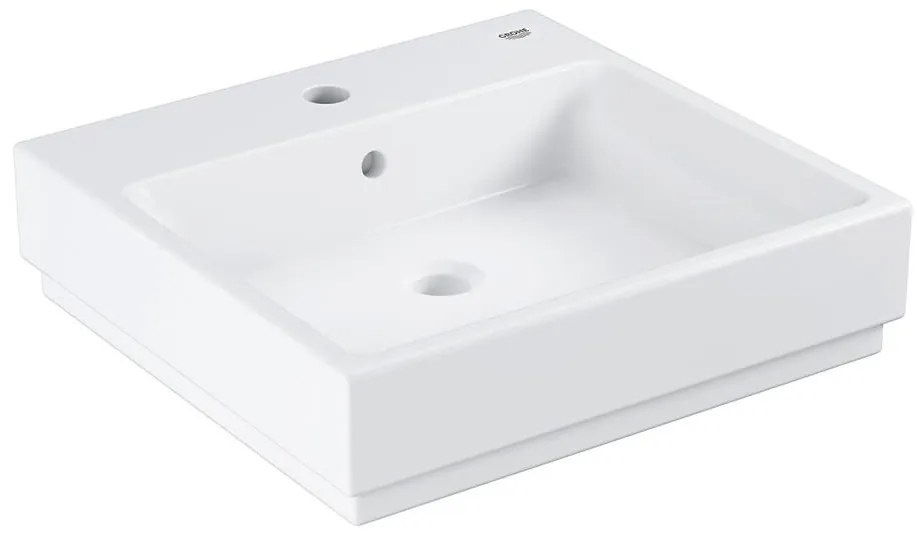 GROHE 3947400H - Umyvadlo CUBE CERAMIC 500 × 490 mm keramika/bílá