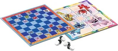 TREFL Hra Dáma a Mlýn: Lilo Stitch / Společenská hra / 5 herních vari