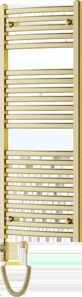 Mexen Helios, elektrické topné těleso 1200 x 500 mm, 600 W, zlatá lesklá, W103-1200-500-2600-50