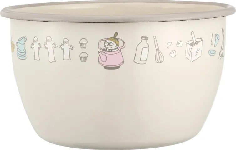 Mísa Moomins Bon Appétit 2l, smalt / béžová
