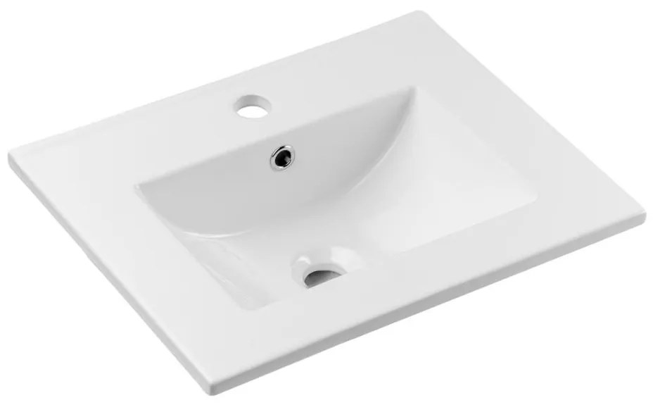 COMAD UM-2050RB DANCE 50 - Zápustné umyvadlo DANCE 52x40 cm keramika/lesklá bílá UM-2050RB DANCE 50