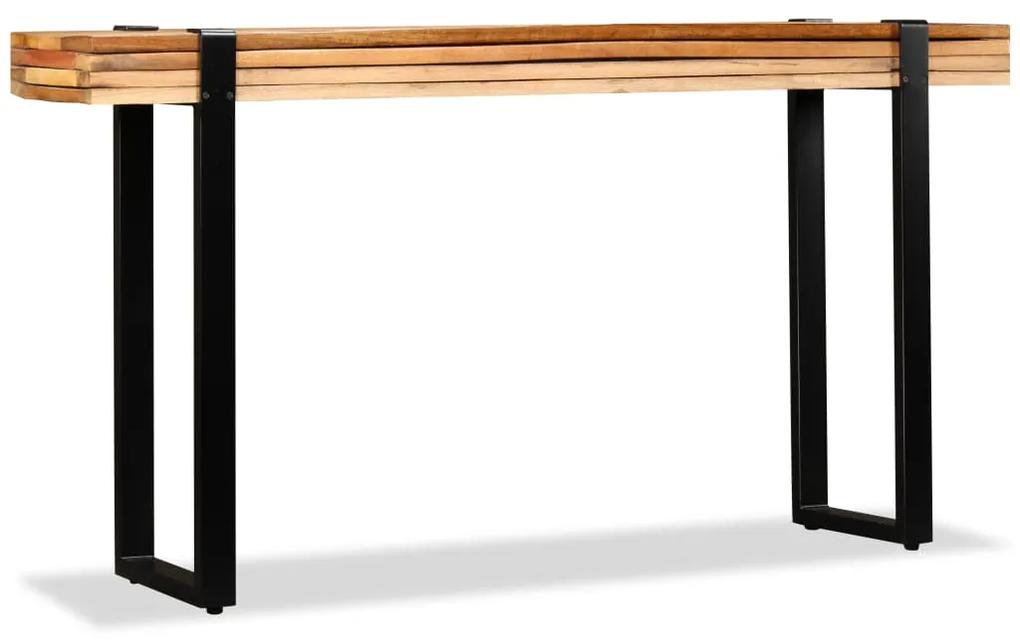 244594 vidaXL Odkládací stolek, délkově nastavitelný, recyklované dřevo