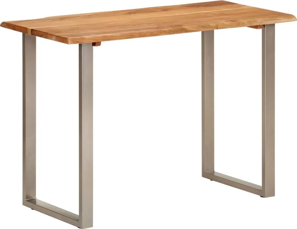 vidaXL Jídelní stůl 110 x 50 x 76 cm masivní akáciové dřevo [350293]