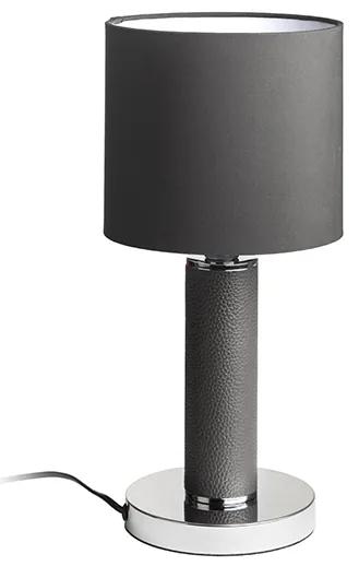 RENDL R12937 ARTY stolní lampa, dekorativní černá chrom
