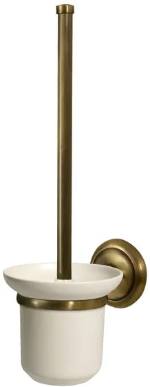 BISK Erga Deco, toaletní WC kartáč, antická mosaz, ERG-00412