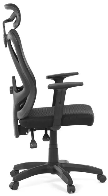 Ergonomická kancelářská židle ORVIN - černá síťovina Barva: černá