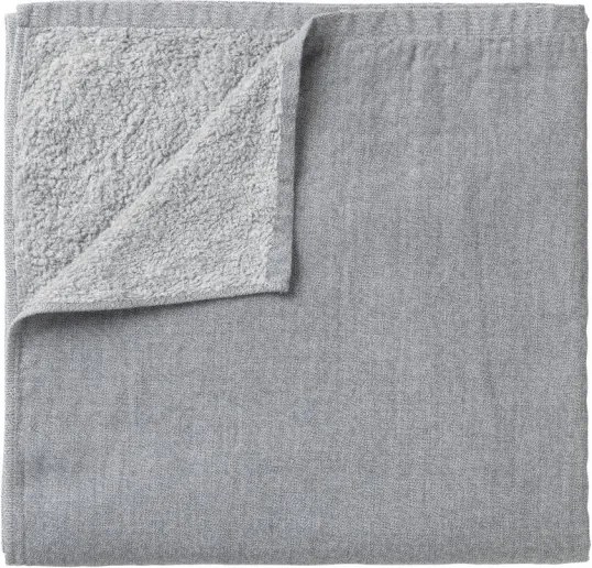 Bavlněný ručník 69x136 cm Blomus KISHO - tmavě šedý