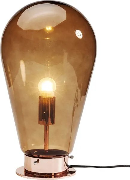 Stolní lampa Bulb - měděná