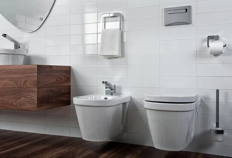 BISK Erga Futura, toaletní WC kartáč, chromový, ERG-02986
