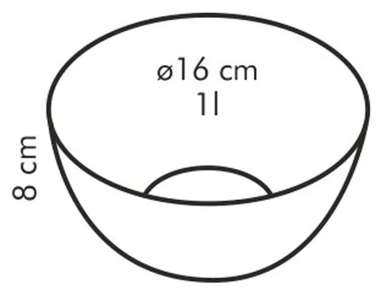 TESCOMA Skleněná mísa GIRO ø 16 cm