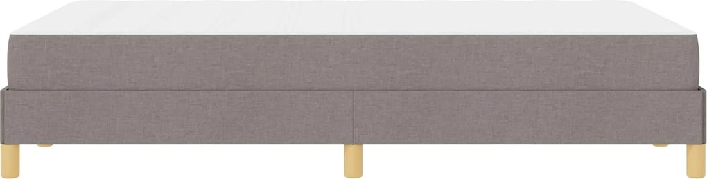 Postel s boxspringem Taupe 120 x 190 cm textil 3398553