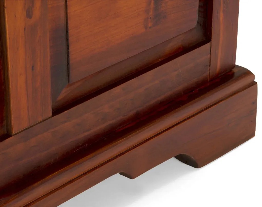 furniture-nabytek.cz - Masivní truhlice Catello z borovicového dřeva, lakovaná, hnědá