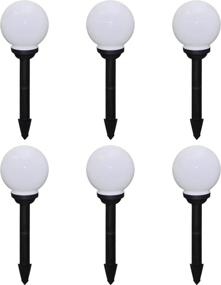 Venkovní osvětlení příjezdové cesty 6 ks LED 20 cm se zápichem 277115