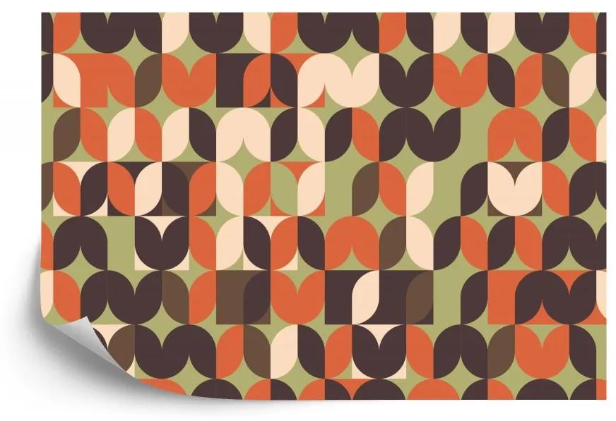 Fototapeta Retro Pattern, Geometric Colorful Abstract Hladký vinyl 152.5x104