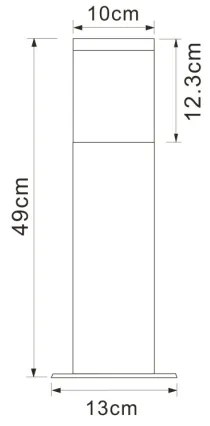 Globo 34019S1 - Venkovní lampa LALLI 1xE27/60W/230V IP44