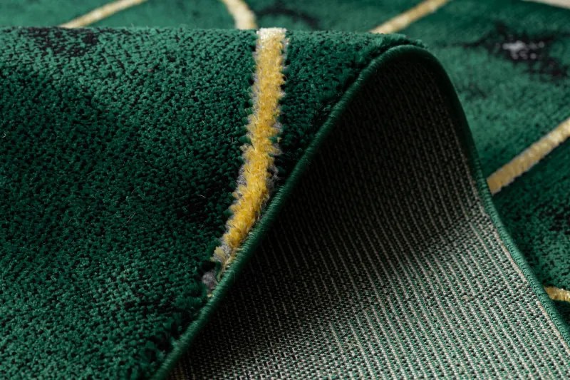 Dywany Łuszczów, Kusový koberec Emerald 1016 green and gold, 200x290, zelená, kancelář