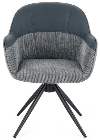 BIZZOTTO Otočné křeslo ISOTTA GREY 0733505