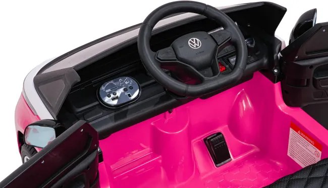 Elektrické autíčko Volkswagen ID BUZZ růžové