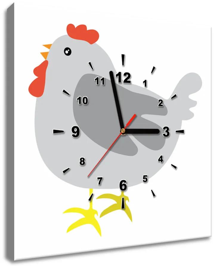 Gario Obraz s hodinami Slepička Rozměry: 30 x 30 cm
