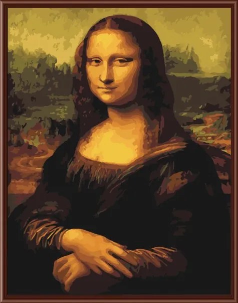 Namaluj si obraz "Mona Lisa" 40x50 cm