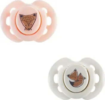 Tommee Tippee Šidítko C2N silikon Fun 2ks | 0 - 6 měsíců