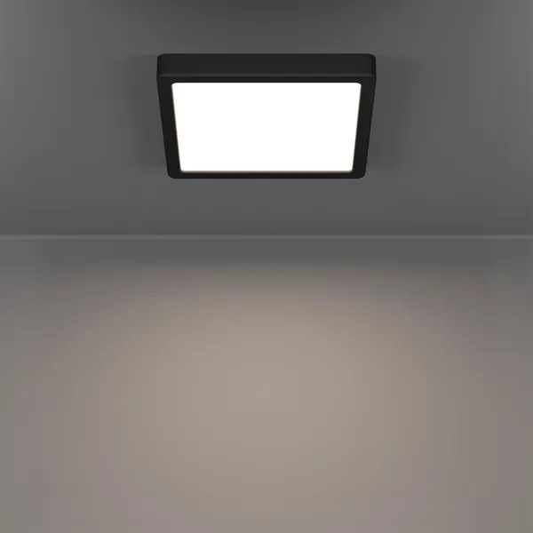 Eglo 901374-LED RGBW Stm. kou. st. sv. FUEVA-Z LED/10,5W/230V 22x22cm IP44 černá