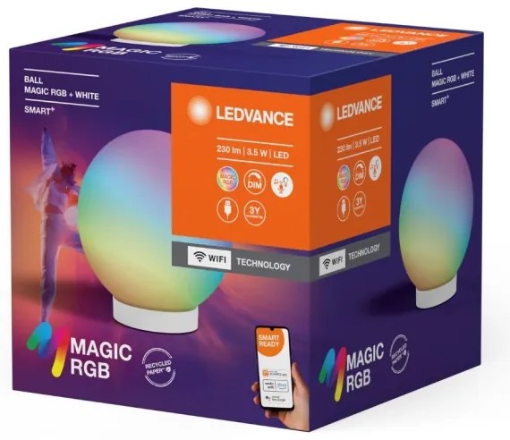Ledvance - LED RGBW Stmívatelná stolní lampa SMART+ MAGIC LED/3,5W/5V Wi-Fi